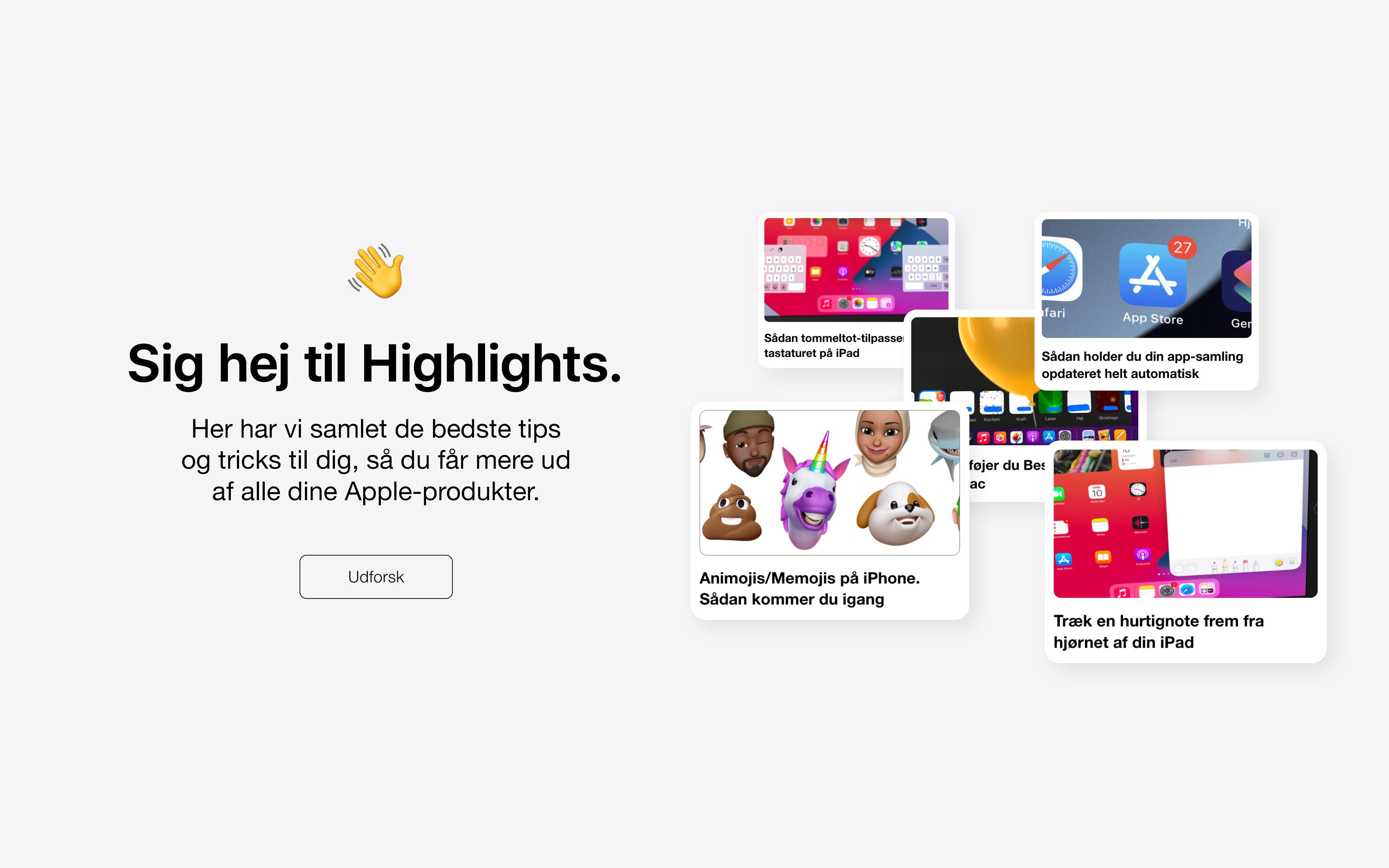 Danmarks største udvalg af Apple produkter
